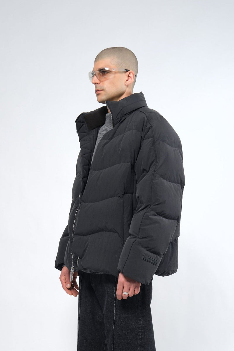 Re:Down® Black Puffer Jacket – Adhere To