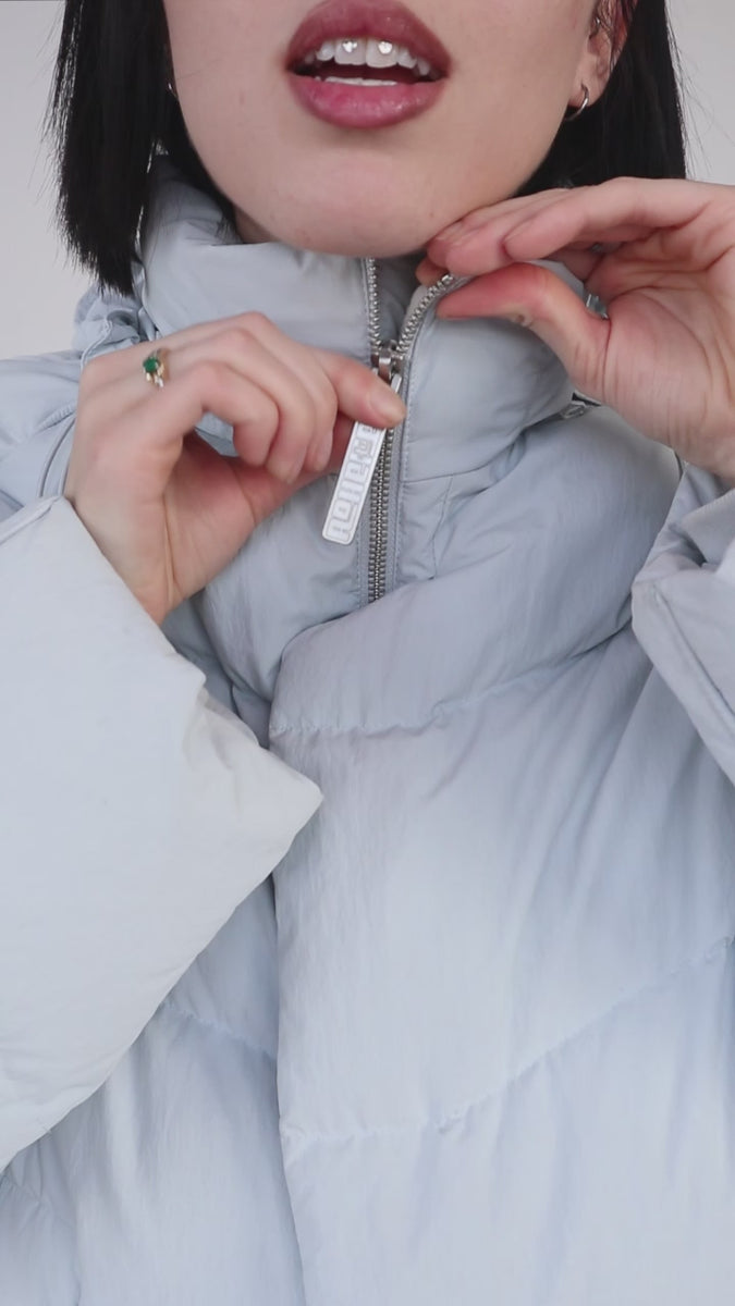 Re:Down® Ice Blue Puffer Jacket – Adhere To